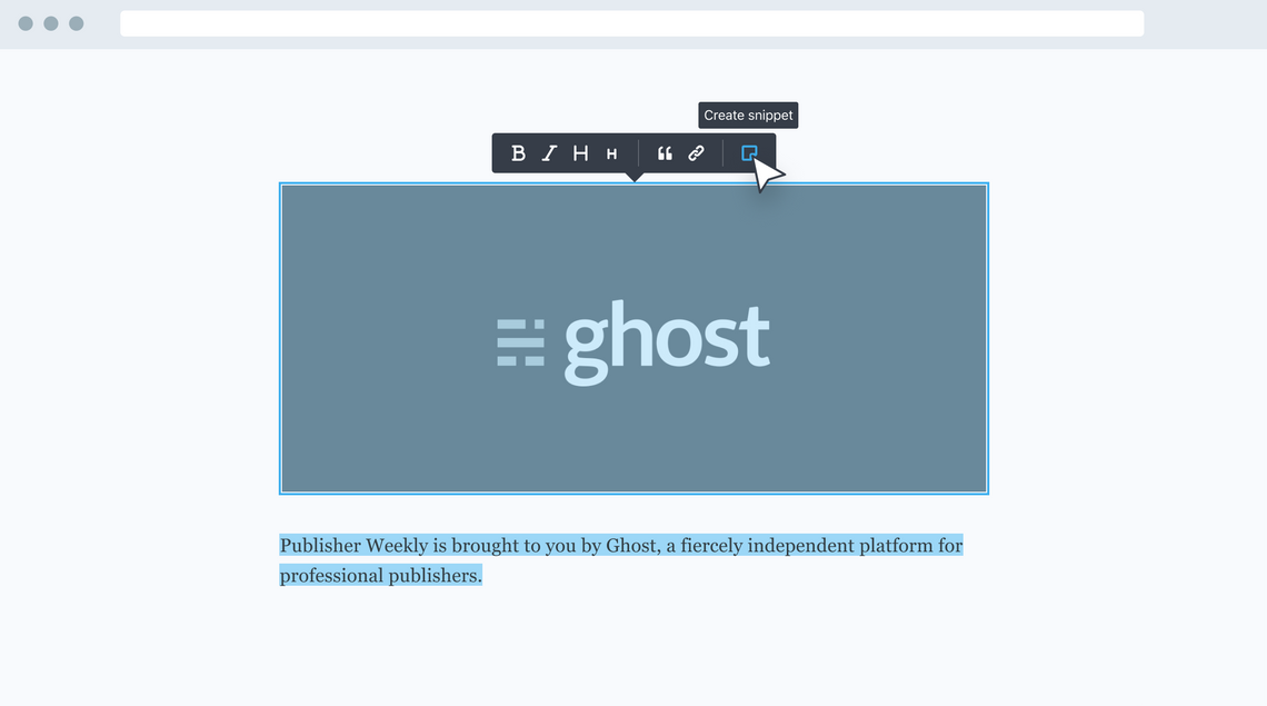 Content snippets Content snippets