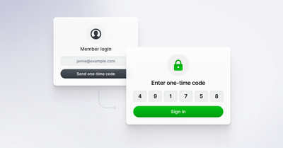 One-time codes for sign in