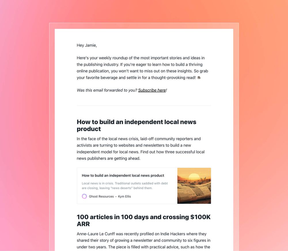 Delivering emails to your audience