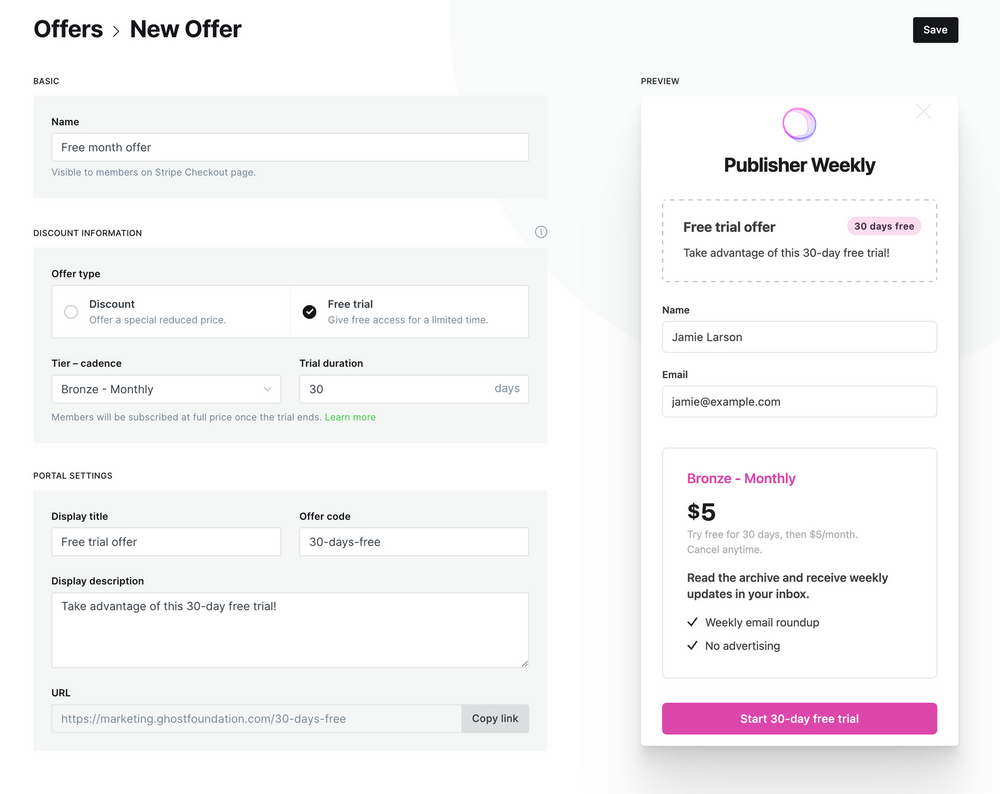 How to grow a creator business with free trial signups