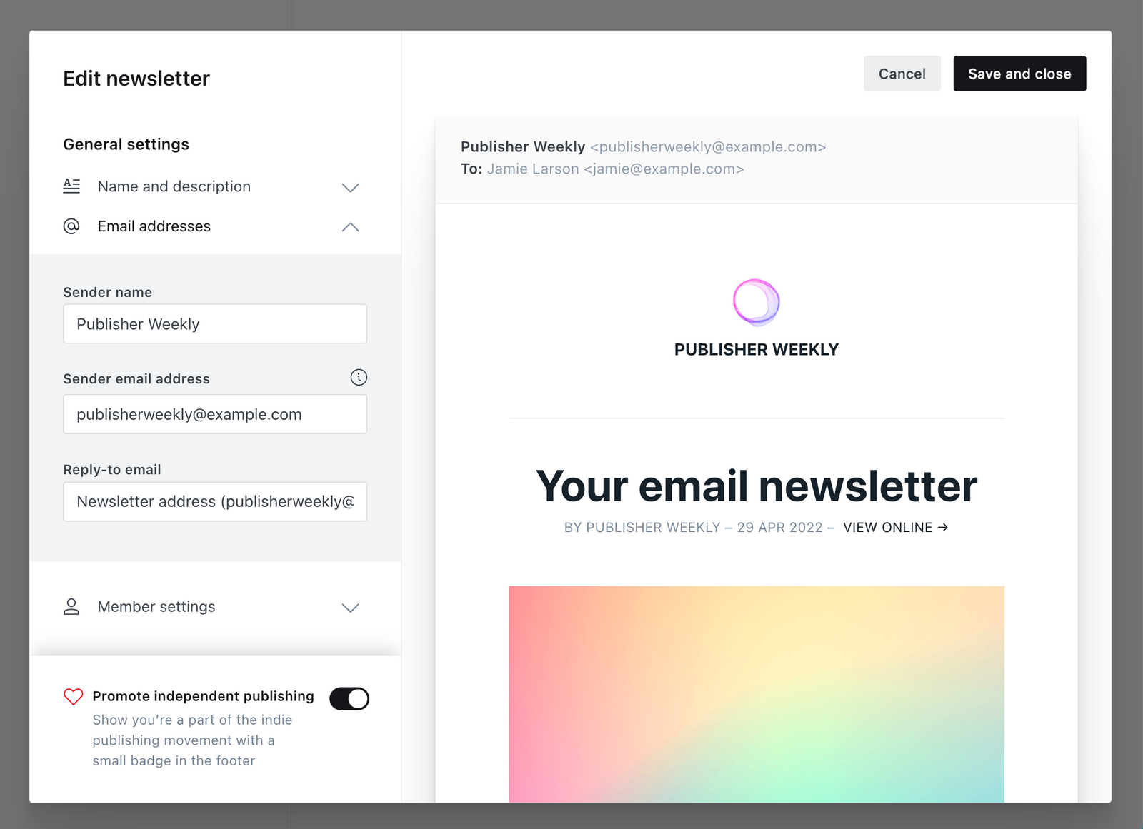 Email sender name best practices for newsletters