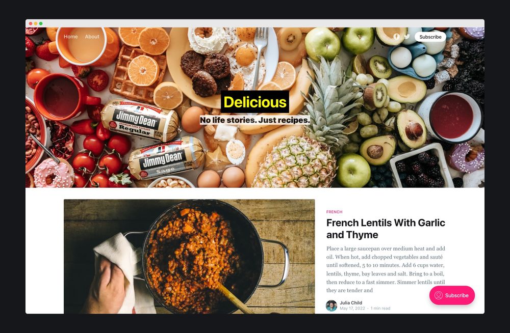 Building content collections in Ghost