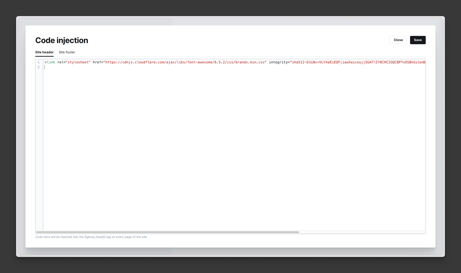 How to add social media icons to your Ghost theme